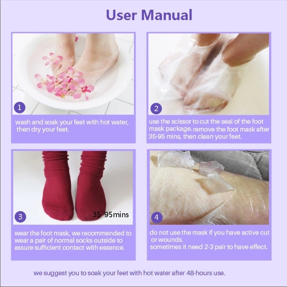 Makeup | 22 New Gentle Exfoliating Pedicure Mask | Poshmark